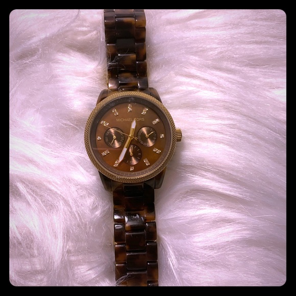Michael Kors | Accessories | Michael Kors Tortoise Shell Watch | Poshmark